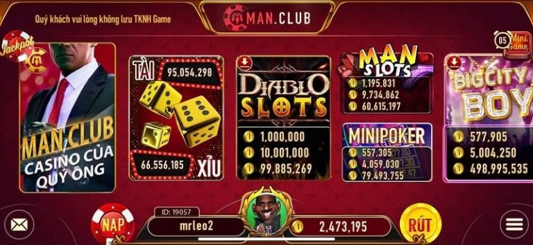 MANCLUB - Game bài đổi thưởng uy tín | Link tải MAN CLUB